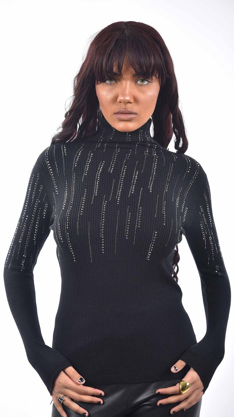 Knitwear Body with Strass - Bishyaka | Fashion world | Online shopping